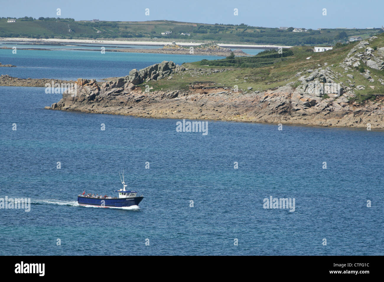 coast around the scilly isles England UK Stock Photo - Alamy