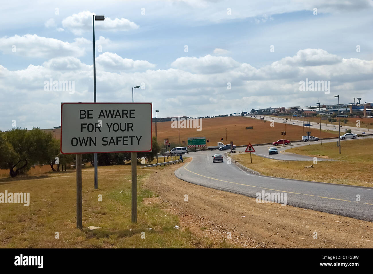 Road sign in Midrand Johannesburg Stock Photo - Alamy