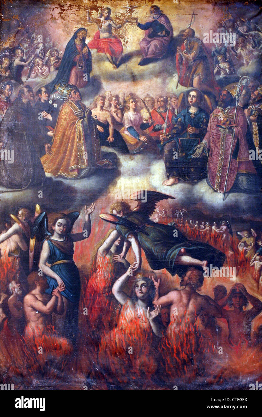 Souls in purgatory Stock Photo - Alamy