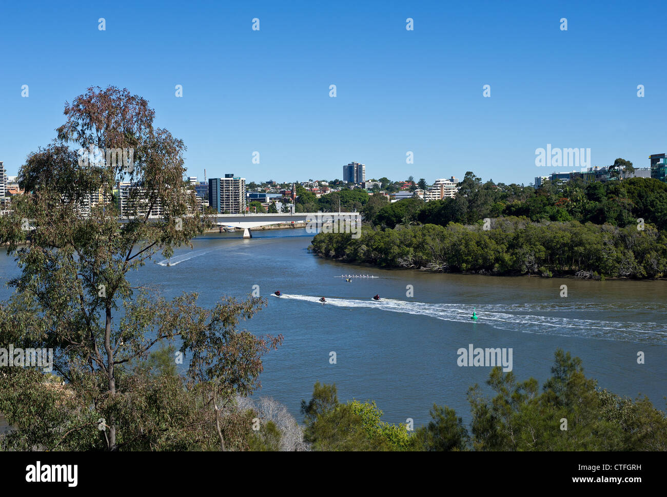 The Brisbane river in Queensland Australia Stock Photo - Alamy