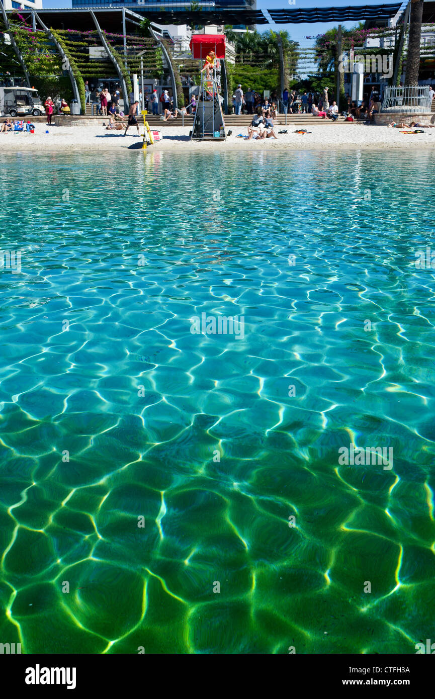 Streets Beach on South Bank in Brisbane in Queensland Australia Stock ...