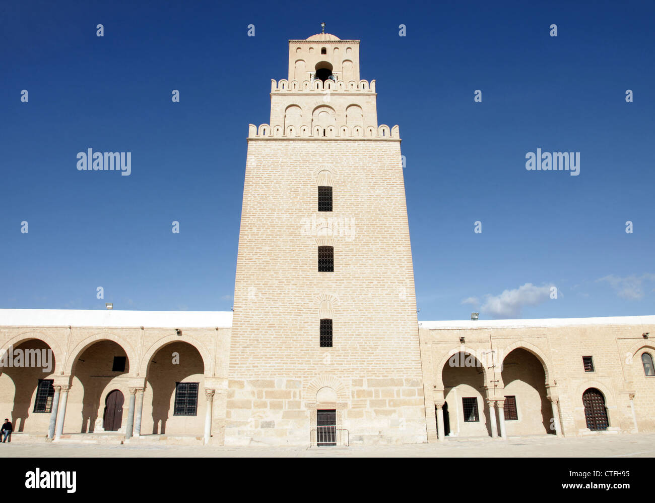 The Great Mosque from Kairouan, Tunisia - UNESCO World Heritage Site ...
