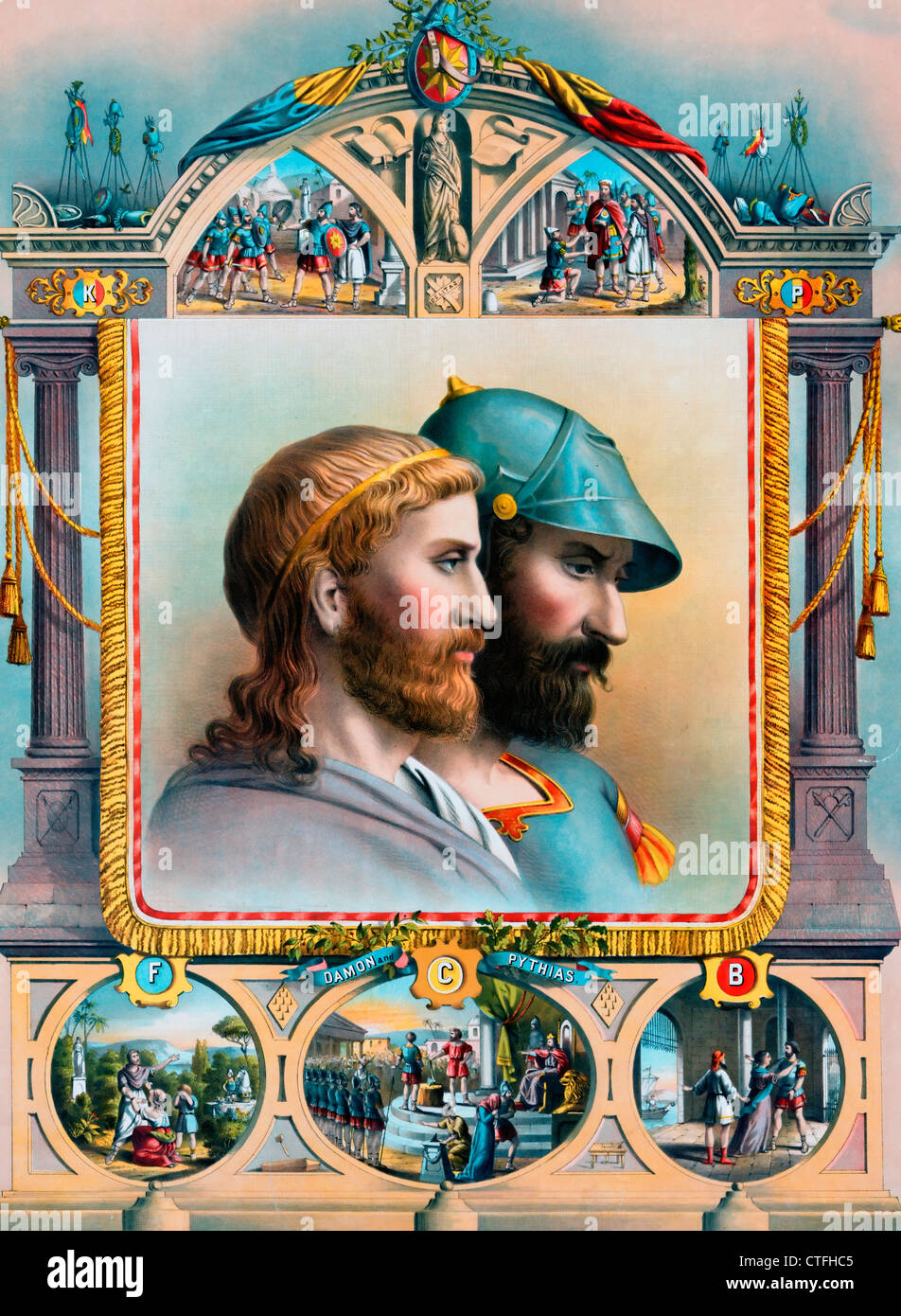 Damon And Pythias Greek Mythology