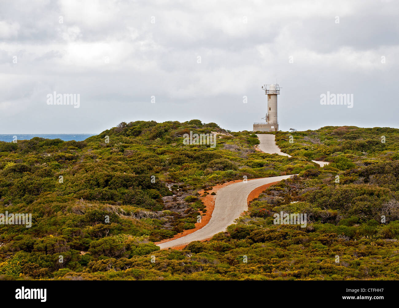 A road leading up to Cave Point Lighthouse on the Torndirrup Penninsula ...