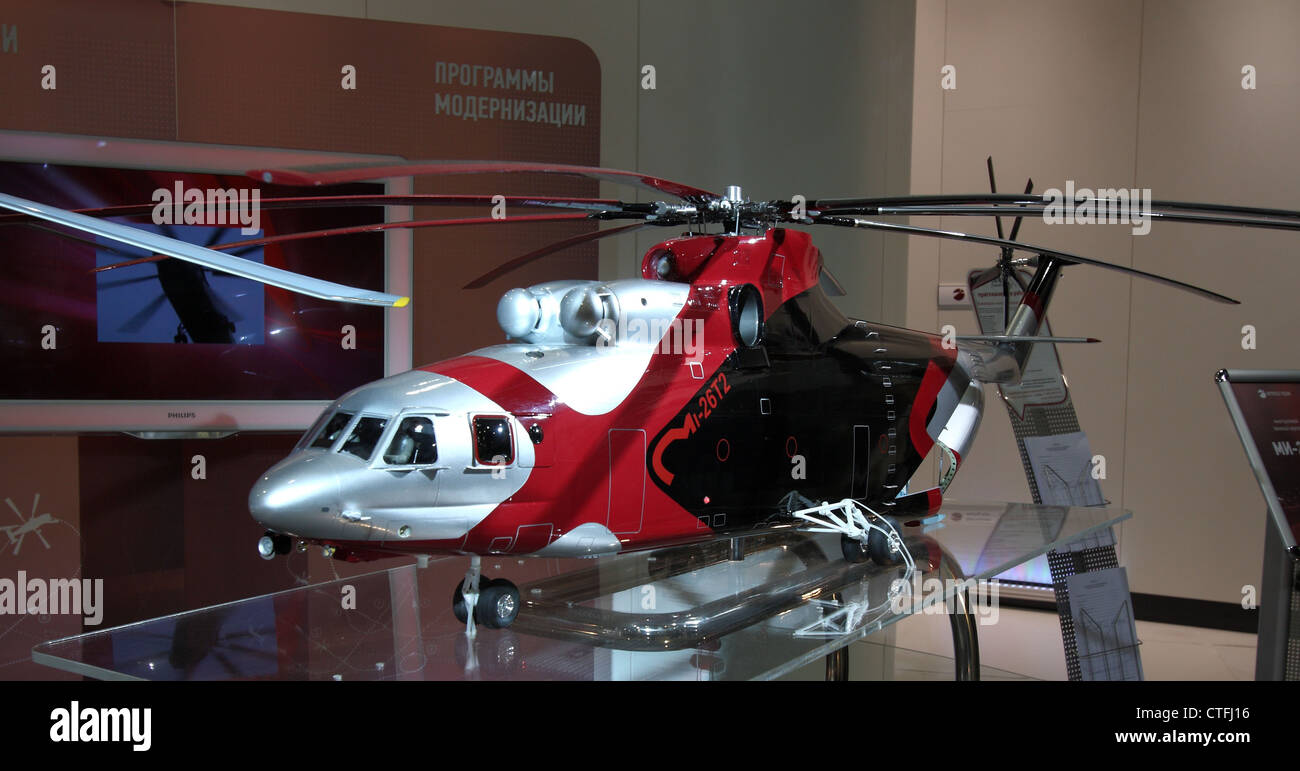 Helicopters models (The international aerospace salon MAKS-2011 Stock ...