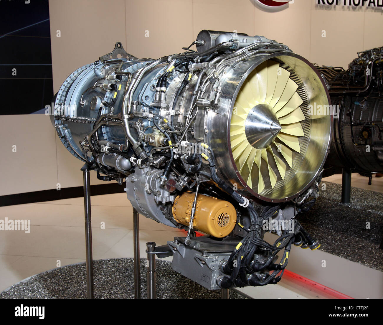Jet engine AL-55 (The international aerospace salon MAKS-2011 Stock ...