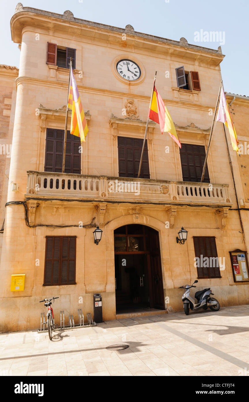Town Hall, Santiyani, Mallorca/Majorca Stock Photo - Alamy