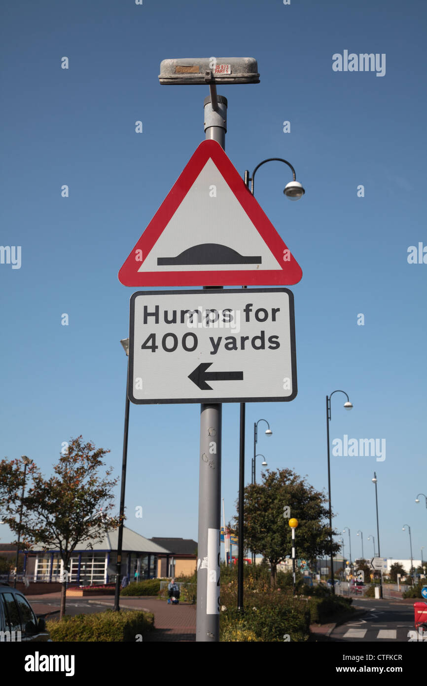 Traffic humps sign hi-res stock photography and images - Alamy