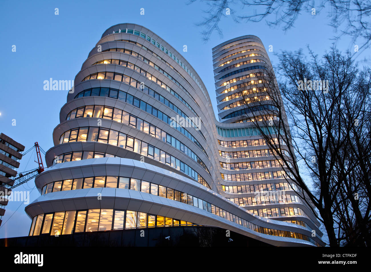 The Netherlands, Groningen, Office building for the education executive ...