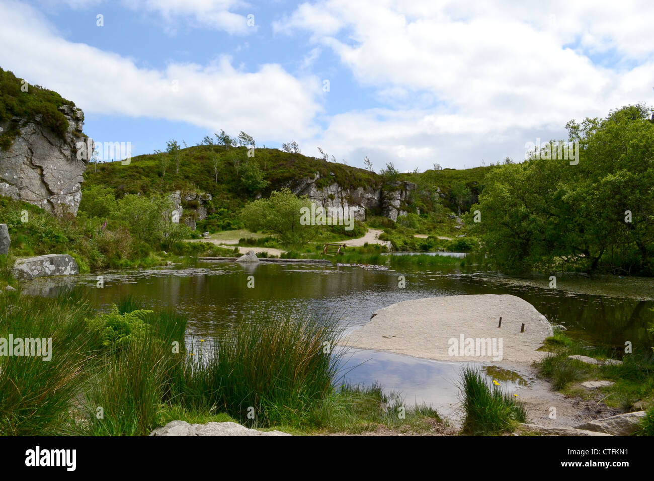 Haytor Quarry, Dartmoor, Devon Stock Photo - Alamy
