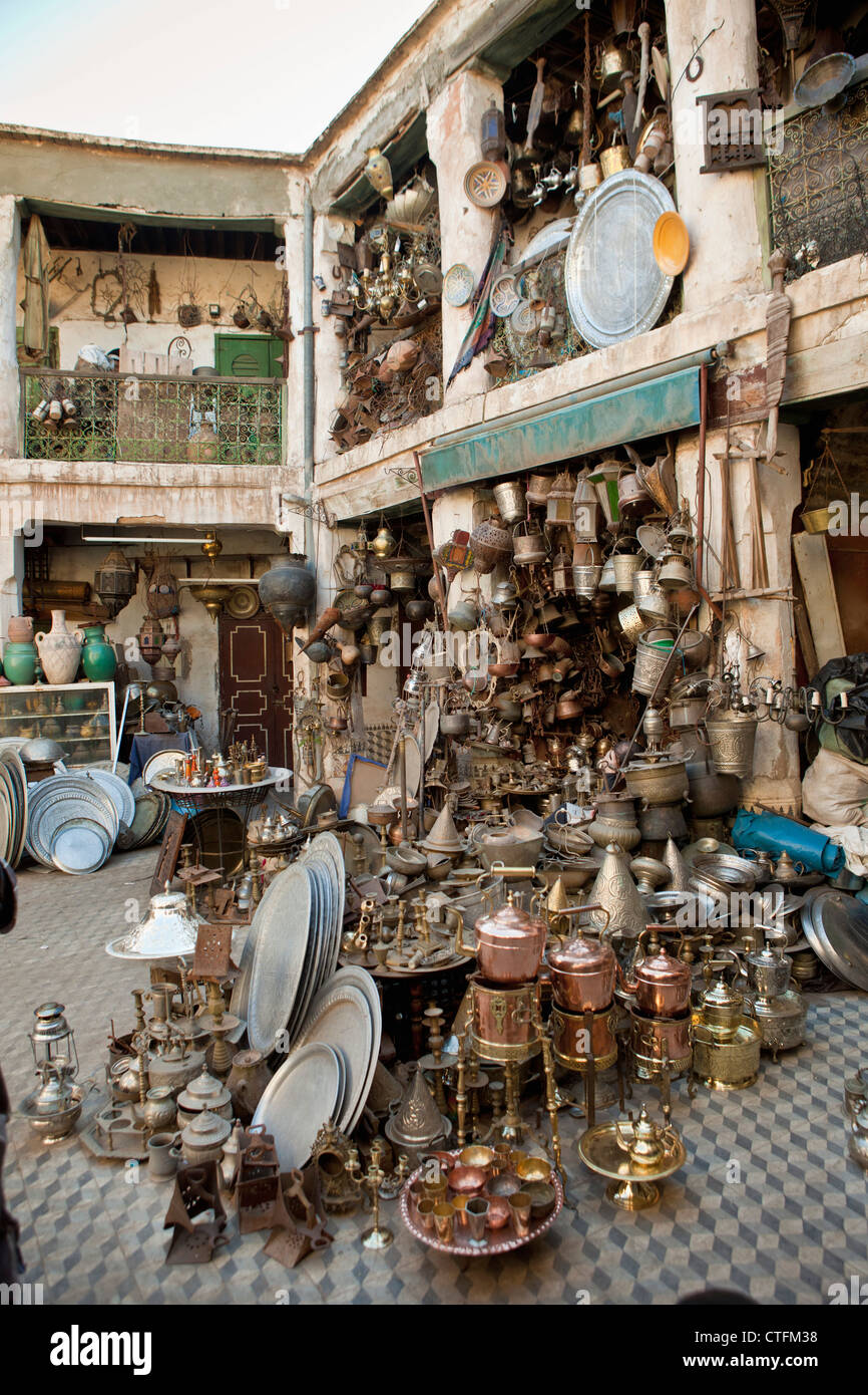 Morocco, Marrakech Medina, market, souq or souk Stock Photo - Alamy