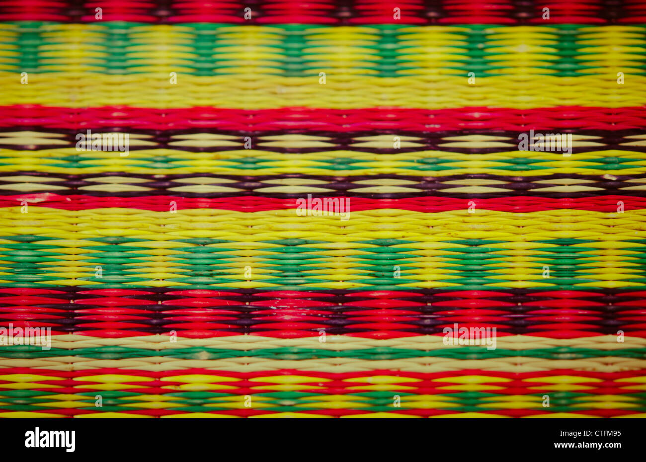 closeup strips thai mat texture for background Stock Photo - Alamy