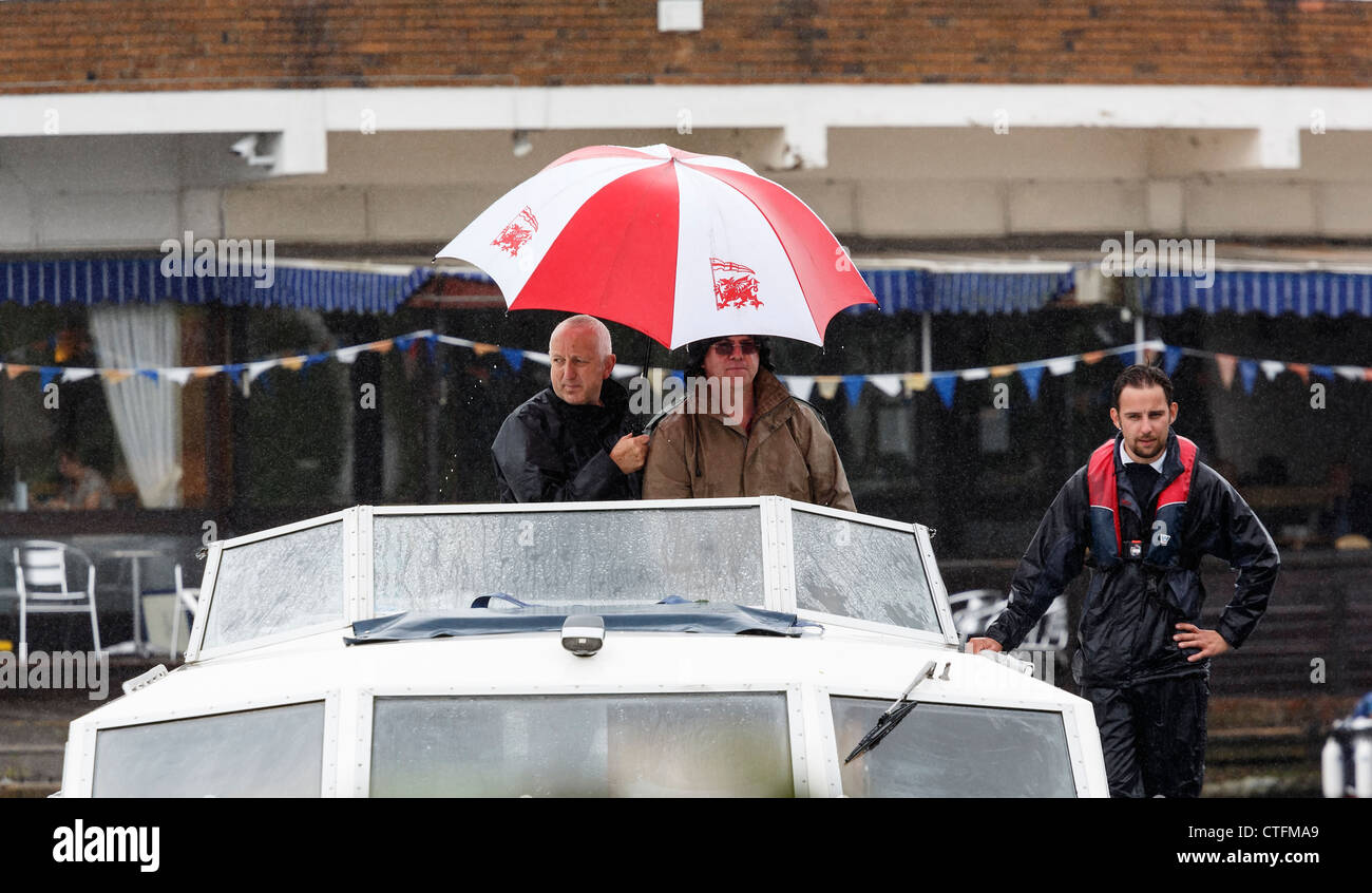 A wet rainy day on the "Norfolk Broads" East Anglia, UK Stock Photo - Alamy