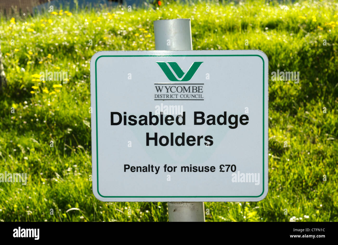 Disabled badge hi-res stock photography and images - Alamy