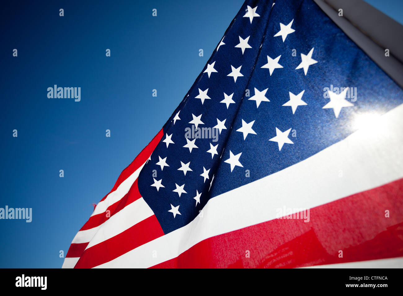 American flag display commemorating national hi-res stock photography ...