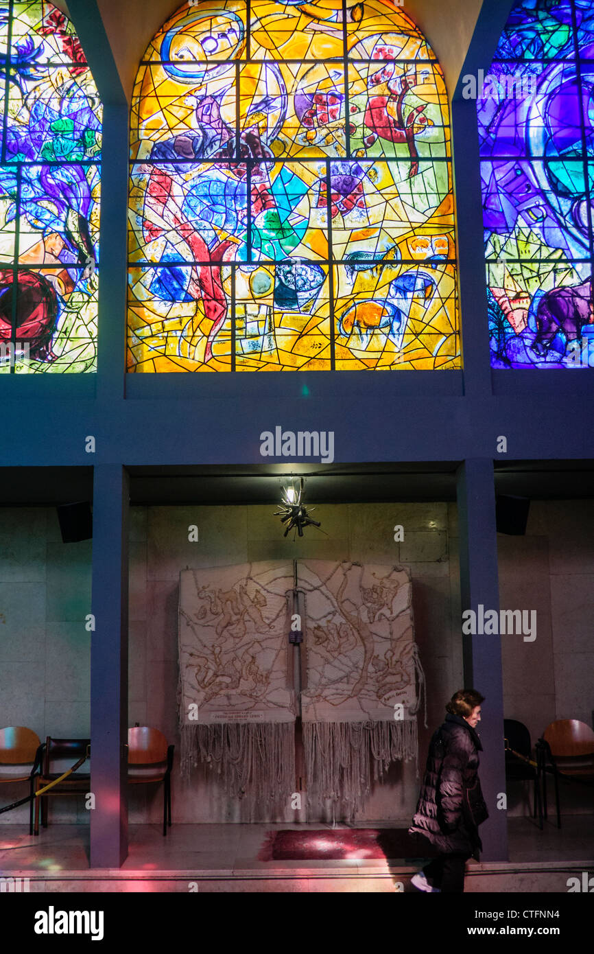 Chagall windows jerusalem hi-res stock photography and images - Alamy