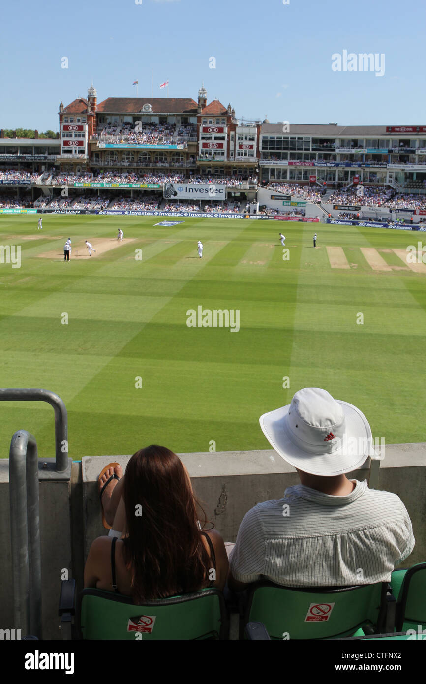 Test match cricket at the Oval, London. England versus South Africa ...