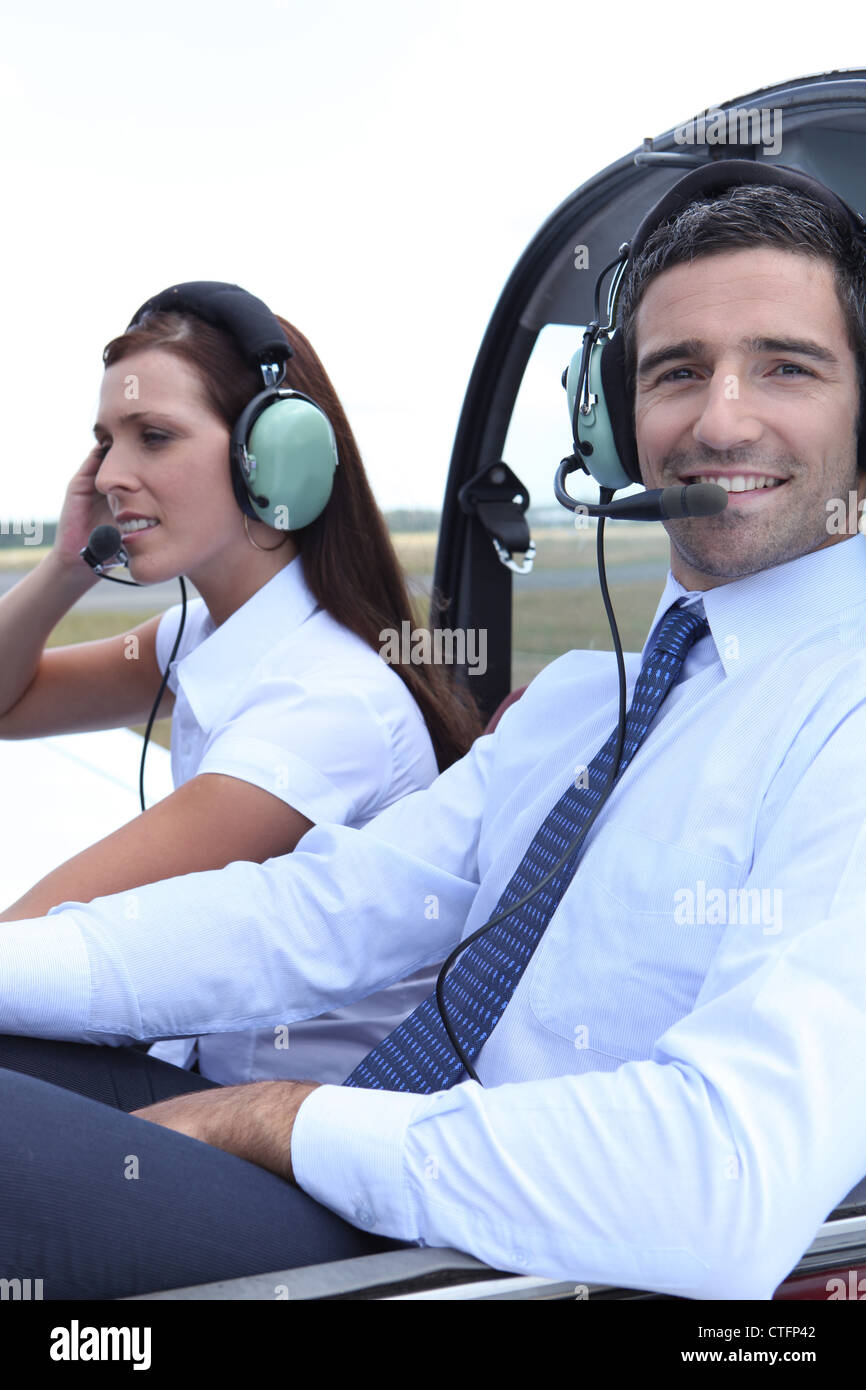 First female commercial pilot hi-res stock photography and images - Alamy