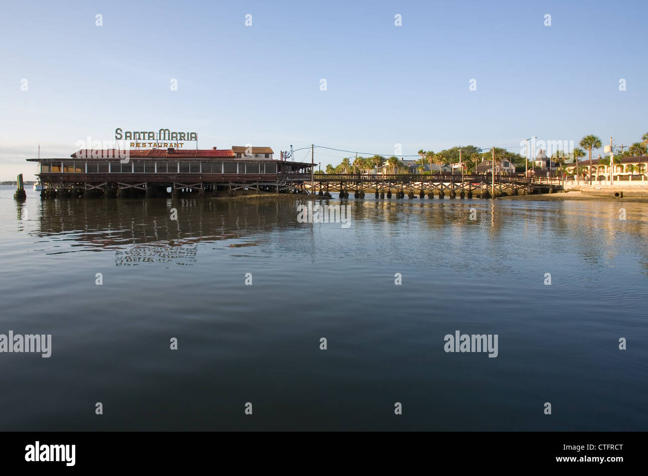 The Santa Maria Restaurant and Fishermans Wharf Lounge on Matanzas Bay ...