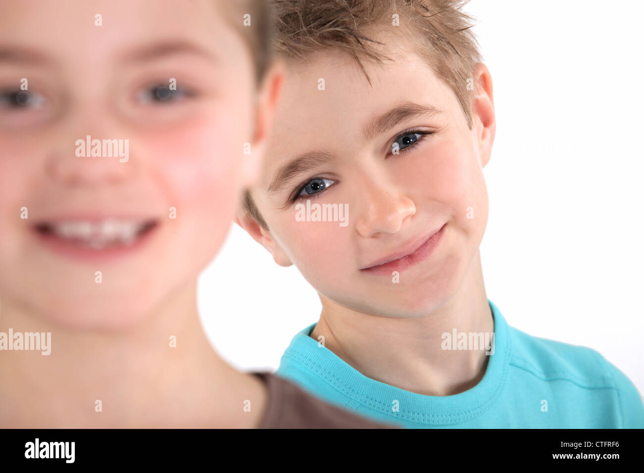 Child head tilted back hi-res stock photography and images - Alamy