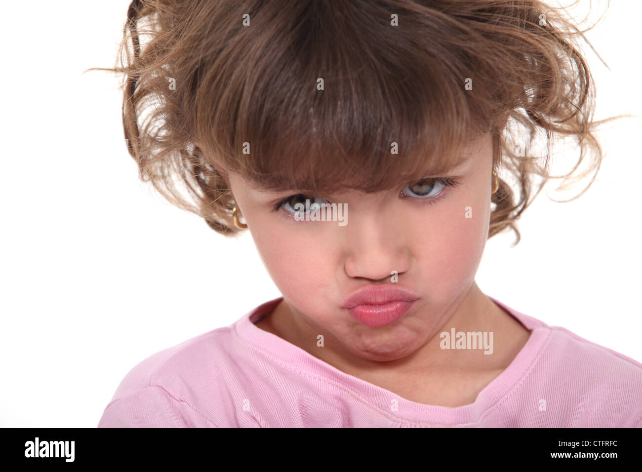 Bad bangs young girl hi-res stock photography and images - Alamy