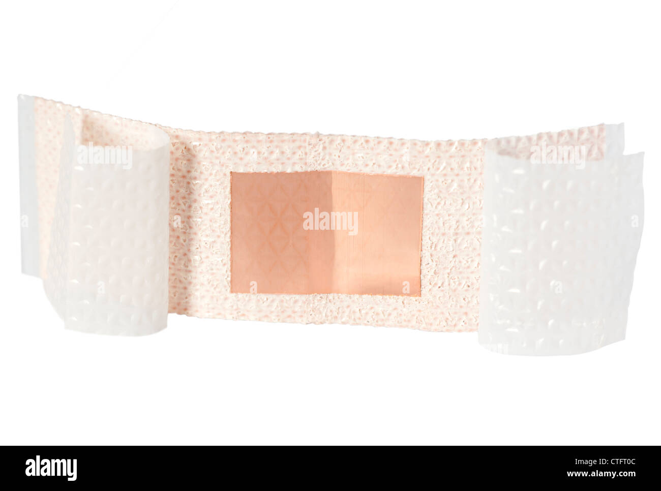 Sticking plaster with copper strip embedded remedy for arthritic ...