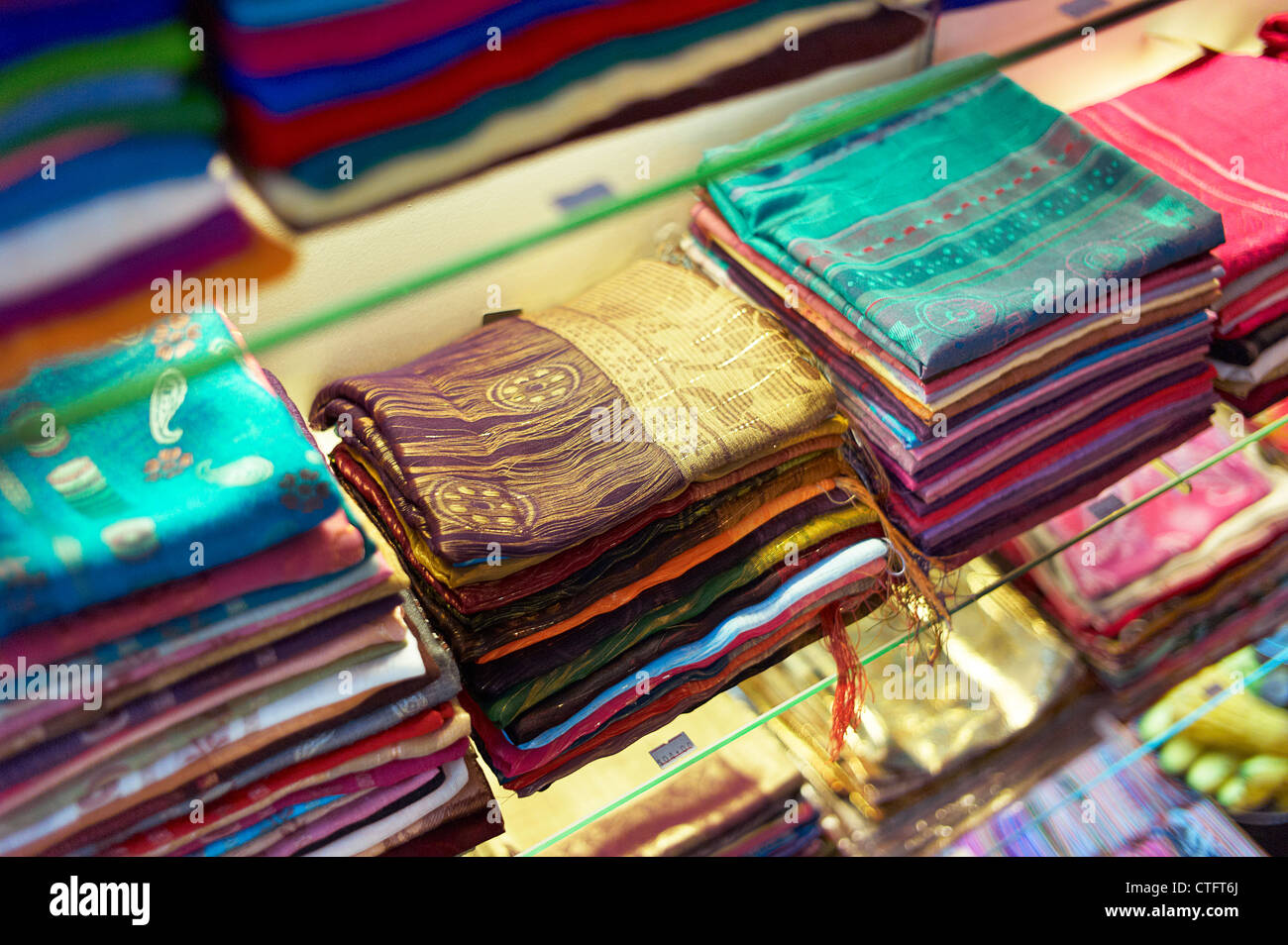 The Nunal Boutique silk shop in Hanoi that sells colorful pieces of ...