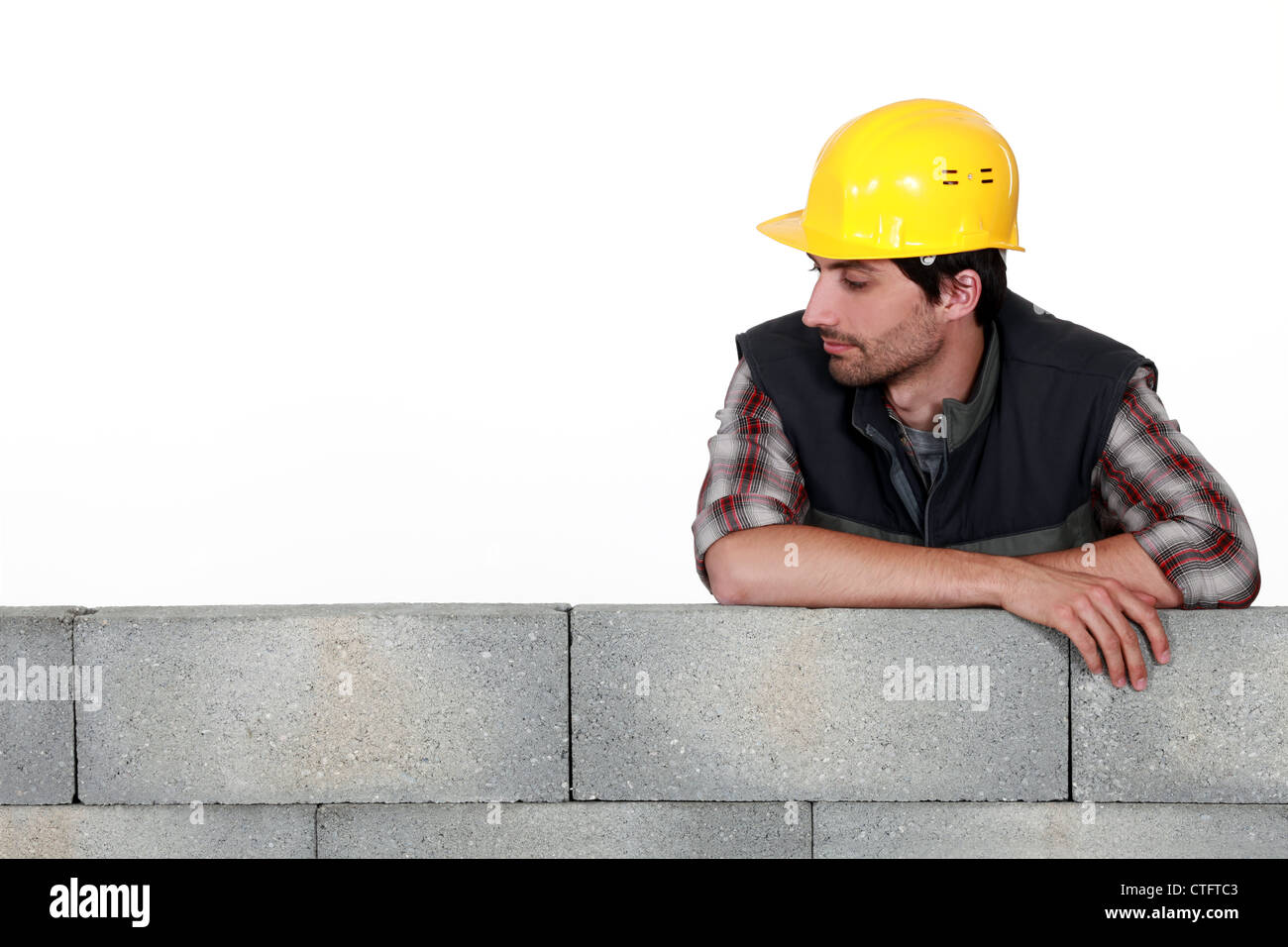 Mason supported wall Stock Photo - Alamy