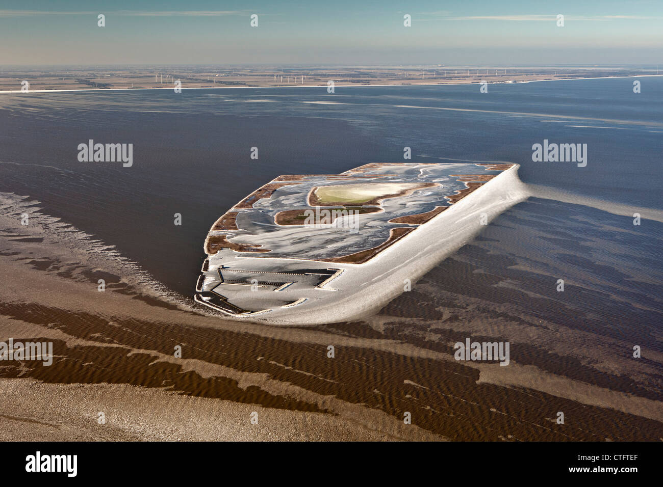 The Netherlands, Andijk, Artificial island called The Lame, Dutch ...