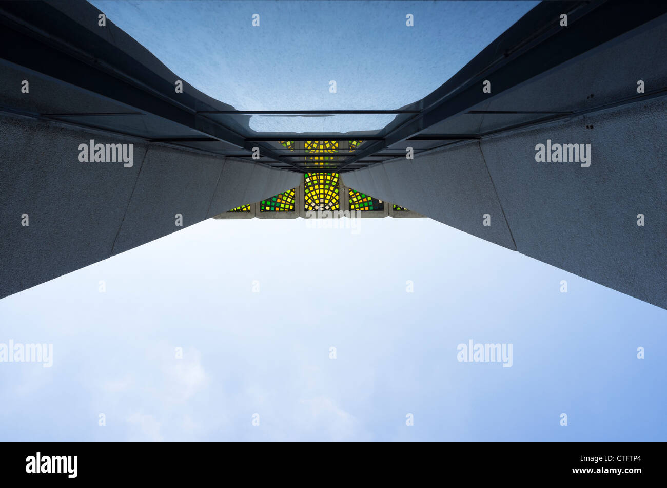 Stained glass roof hi-res stock photography and images - Alamy