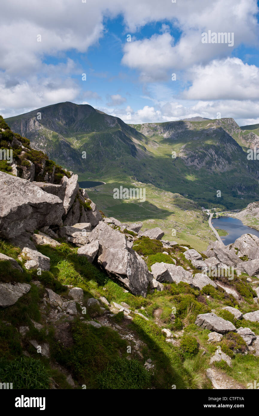 West from Tryfan, Snowdonia Stock Photo - Alamy