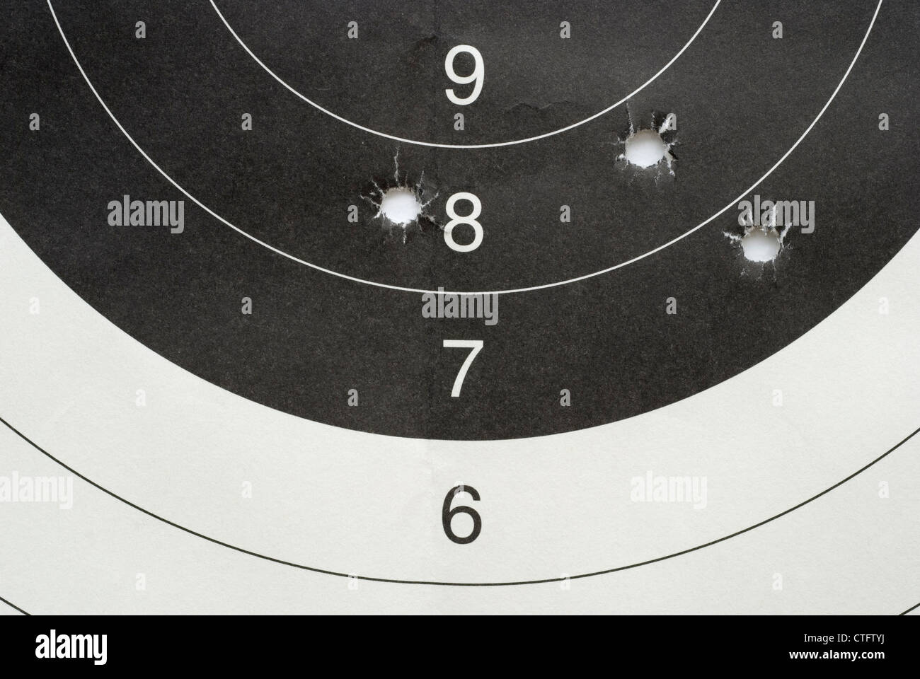 Bullet hole paper hi-res stock photography and images - Alamy