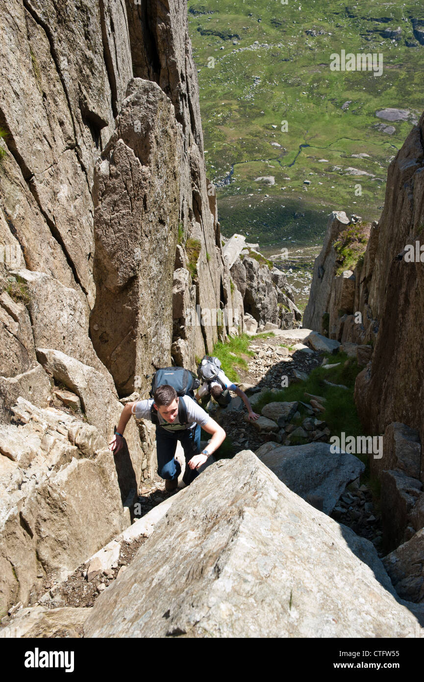 Ascending Tryfan High Resolution Stock Photography and Images - Alamy