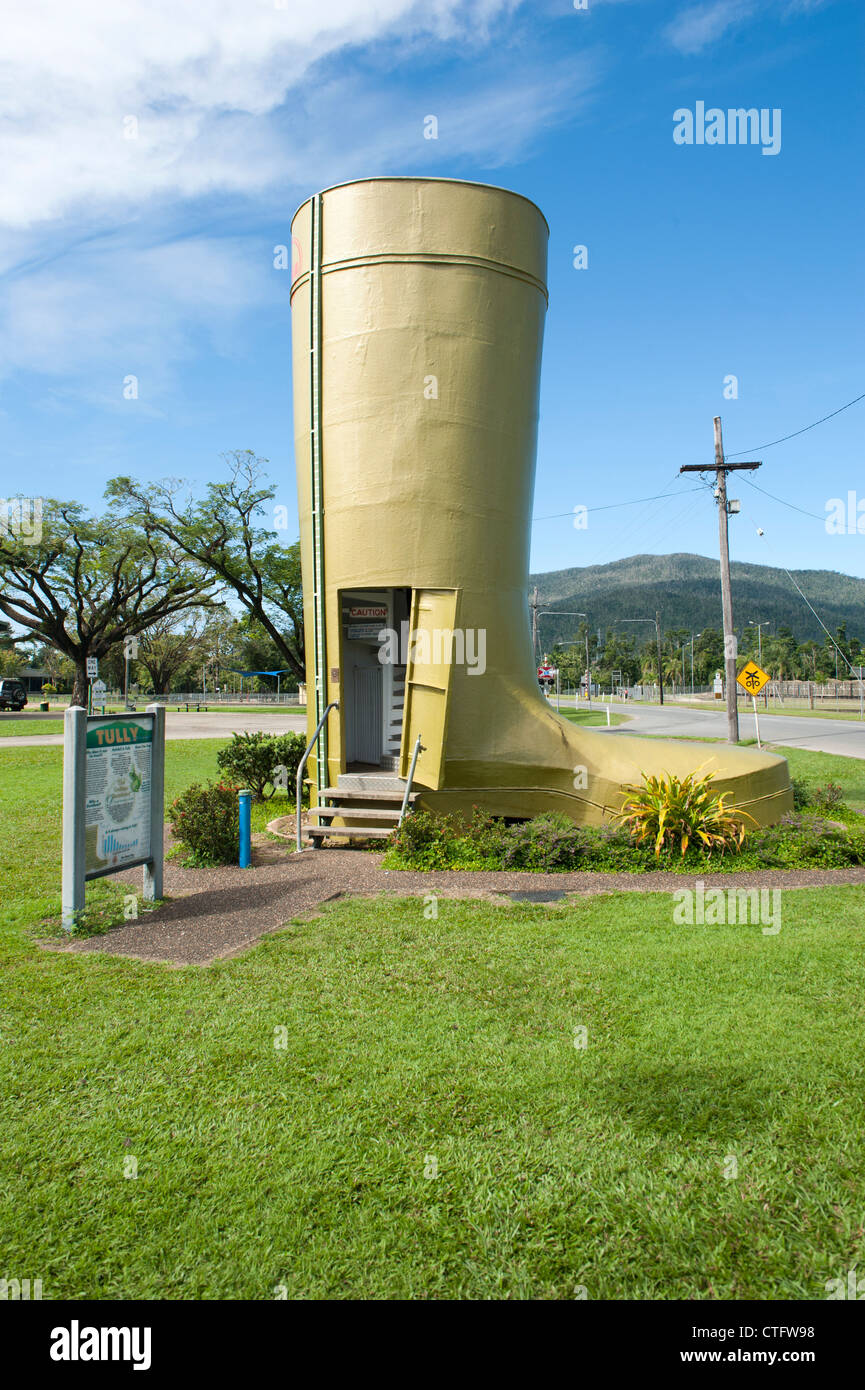 The Golden Gumboot at Tully was granted to the town in recognition as ...