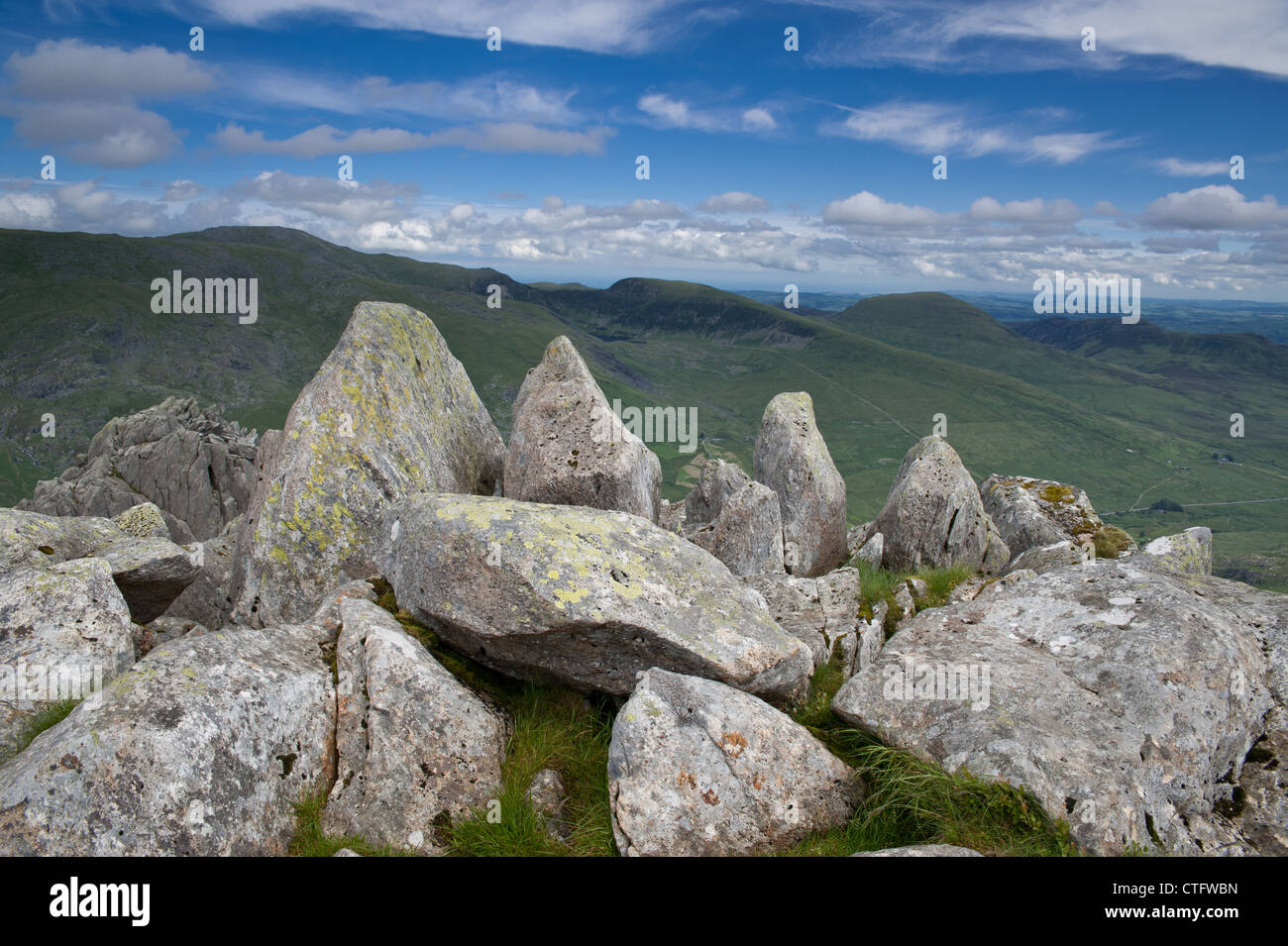 Summit, Tryfan, Snowdonia Stock Photo - Alamy
