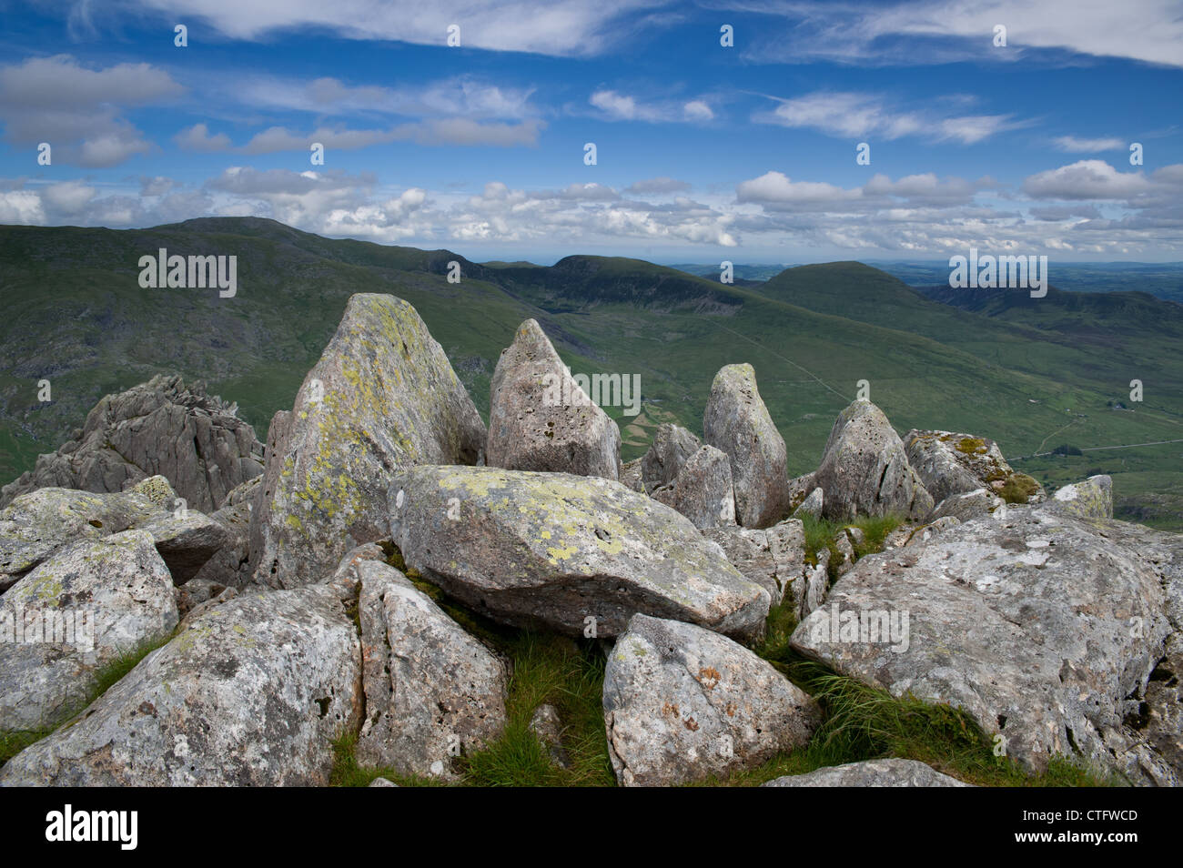Summit, Tryfan, Snowdonia Stock Photo - Alamy