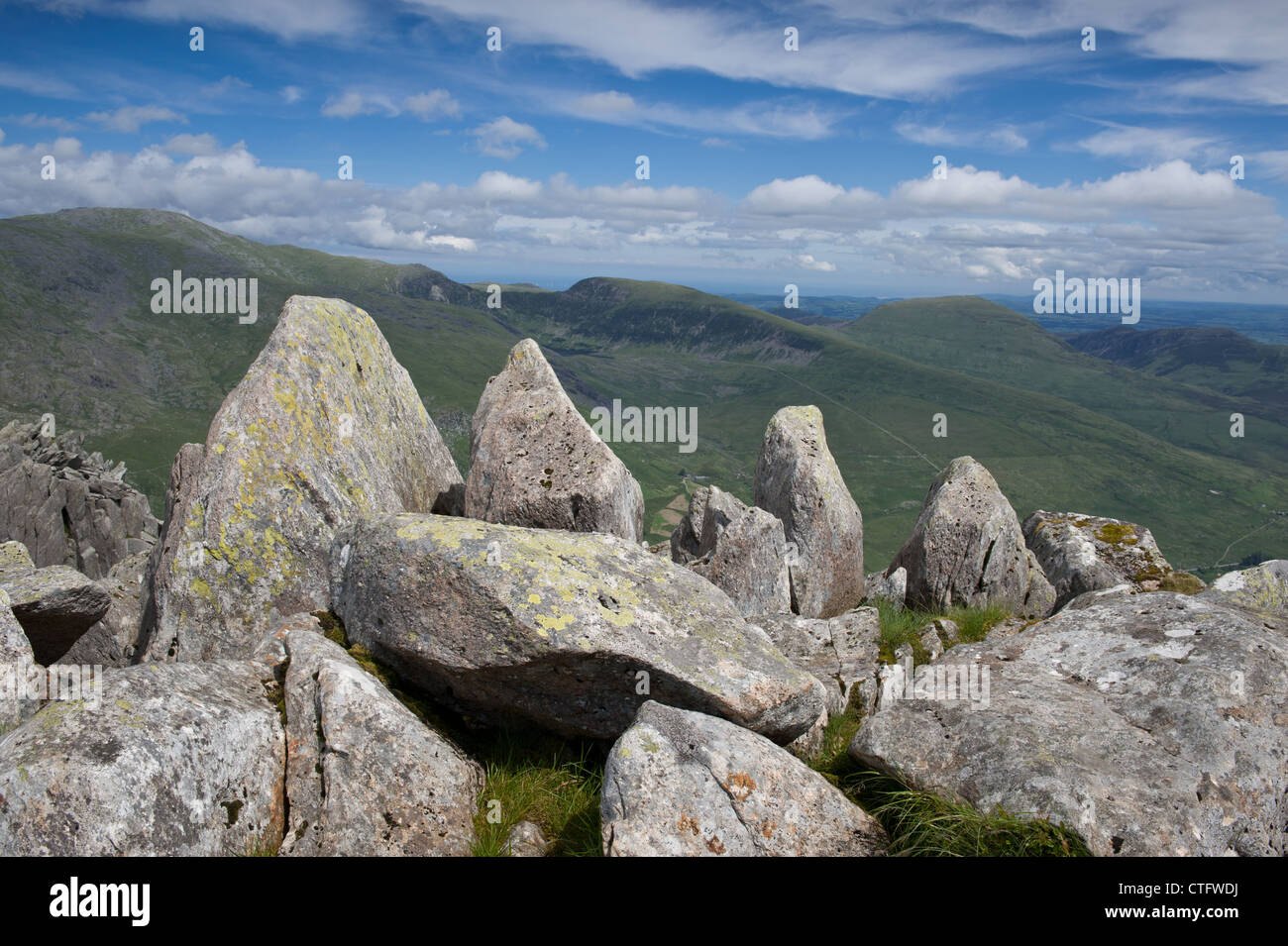 Summit, Tryfan, Snowdonia Stock Photo - Alamy