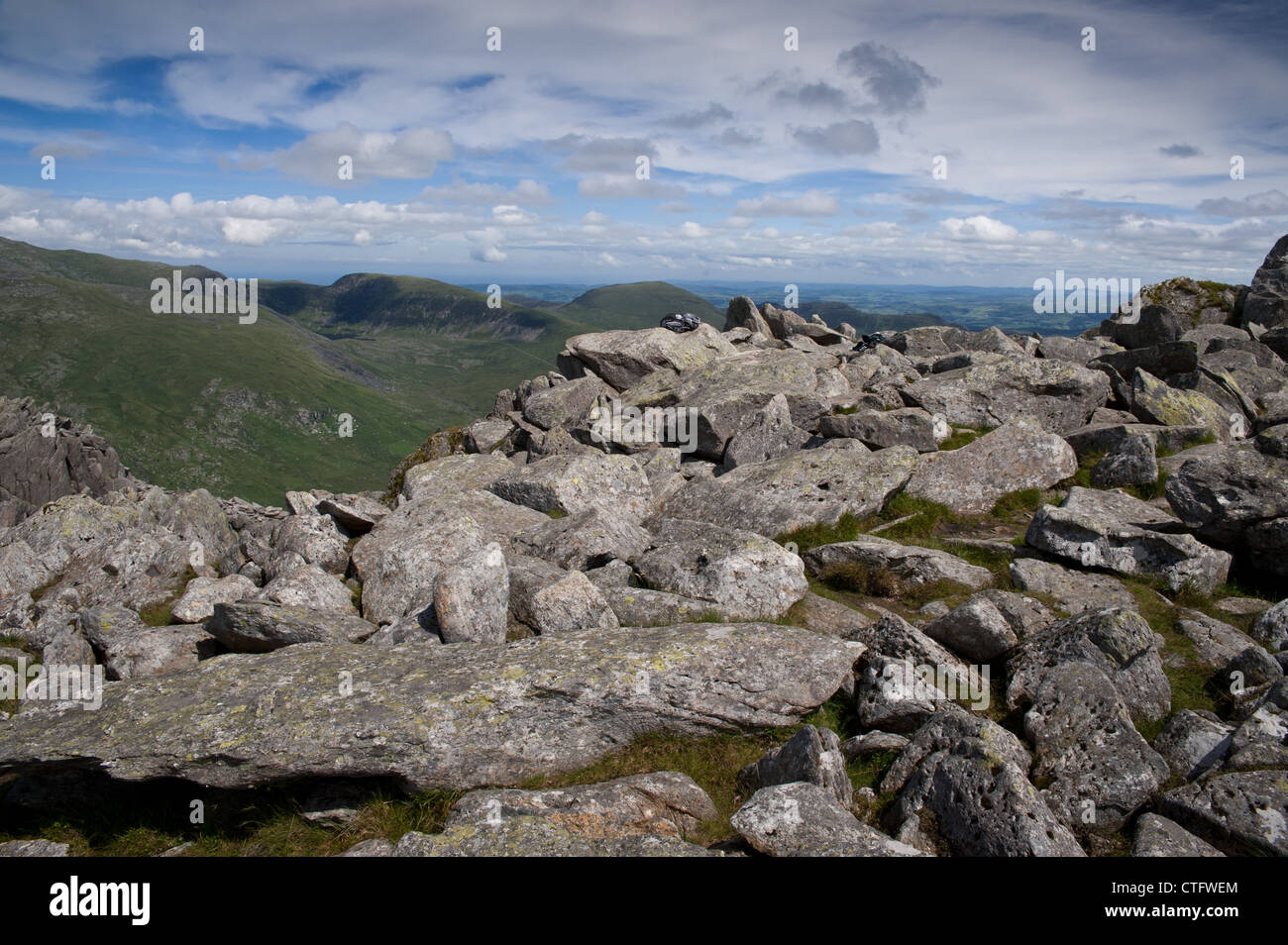 Summit, Tryfan, Snowdonia Stock Photo - Alamy