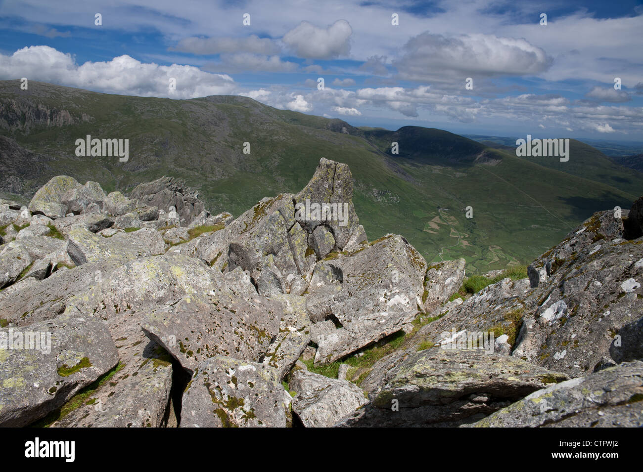 Summit, Tryfan, Snowdonia Stock Photo - Alamy