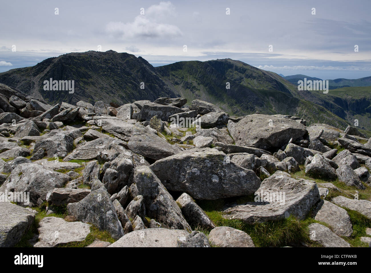 Summit, Tryfan, Snowdonia Stock Photo - Alamy