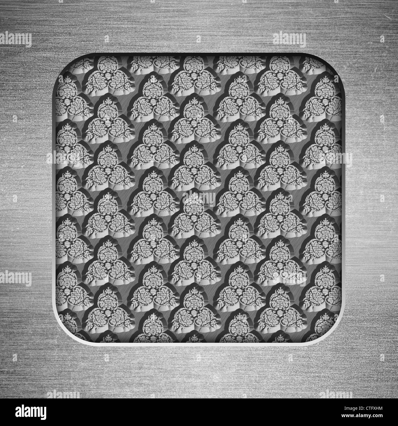 Beautiful vintage style metal Black and White Stock Photos & Images - Alamy