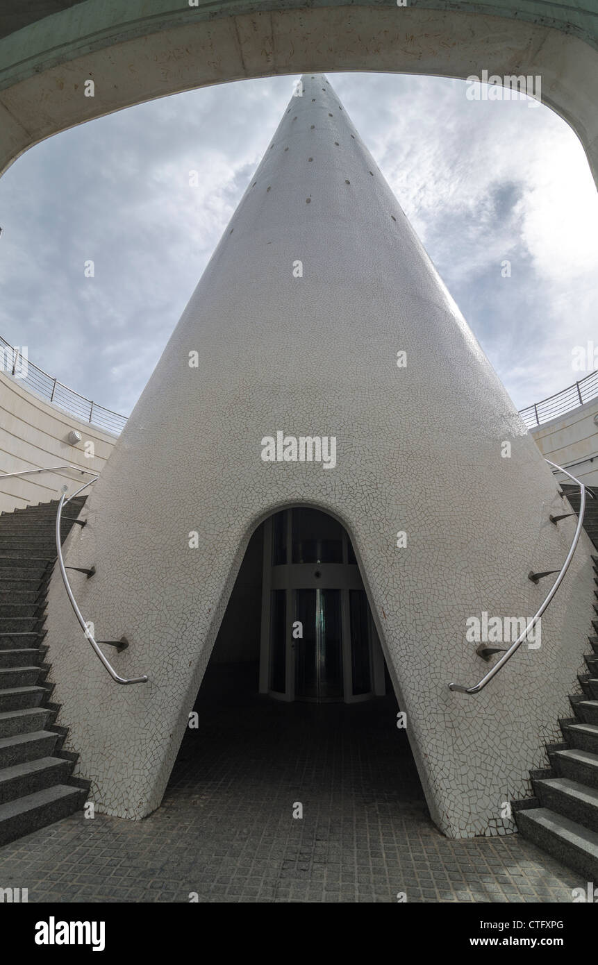 Stairs of Umbrella at Principe Felipe Musseum, City of Arts and ...