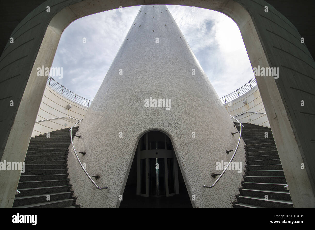 Stairs of Umbrella at Principe Felipe Musseum, City of Arts and ...
