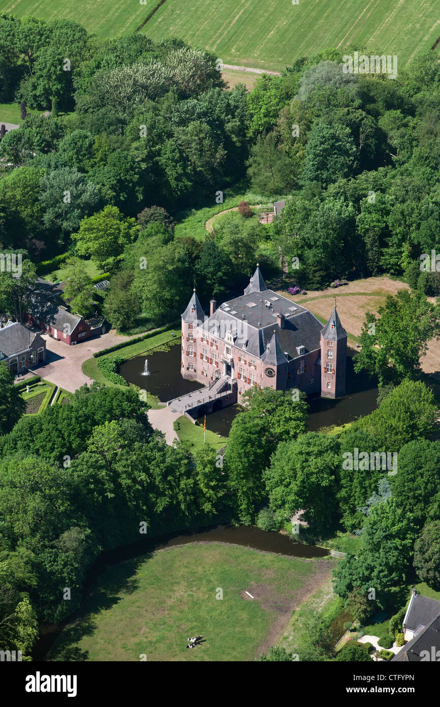 The Netherlands, Nederhorst den berg, Aerial. Castle Nederhorst Stock ...