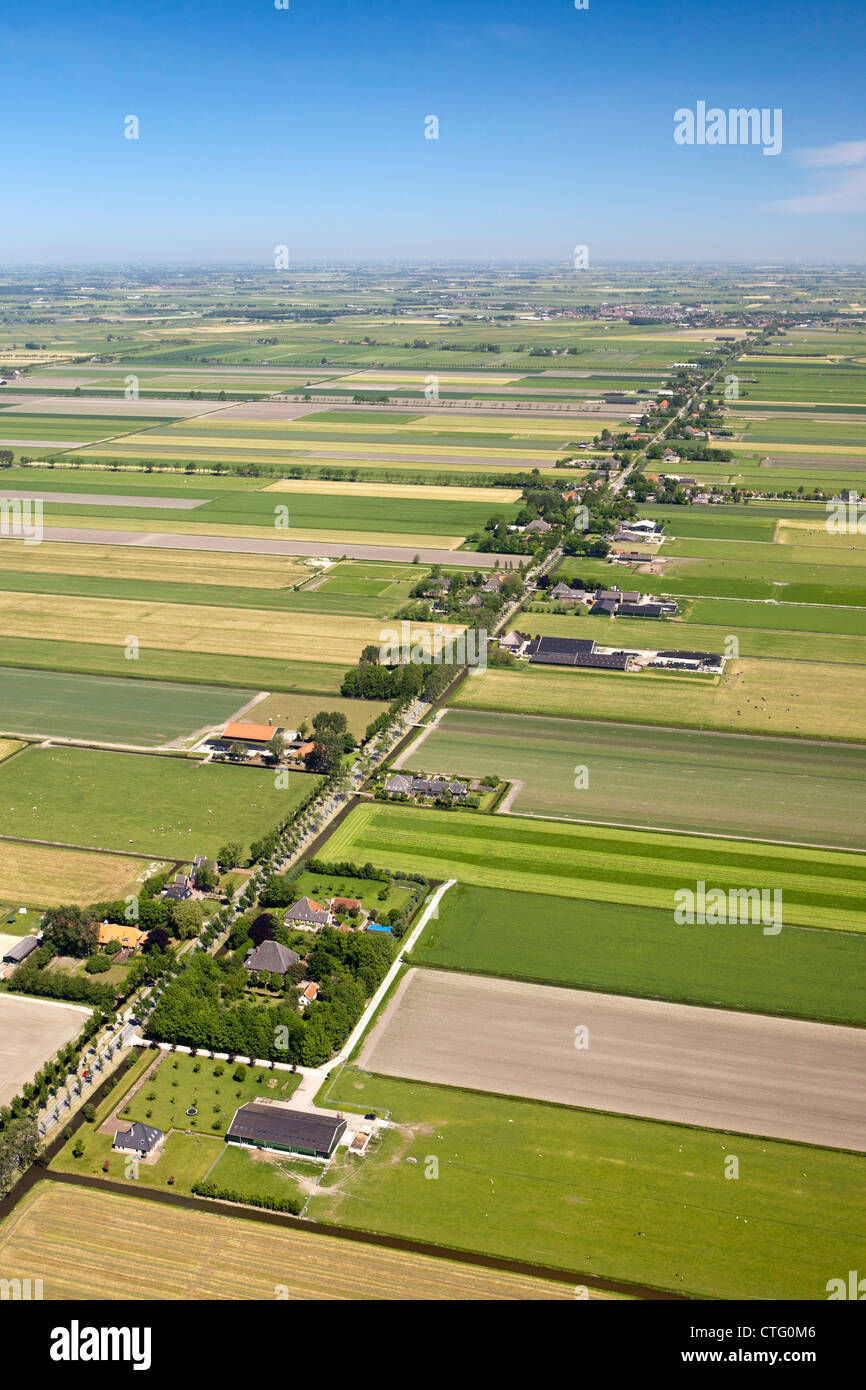 The Netherlands, Midden Beemster, Aerial Beemster Polder. UNESCO World ...