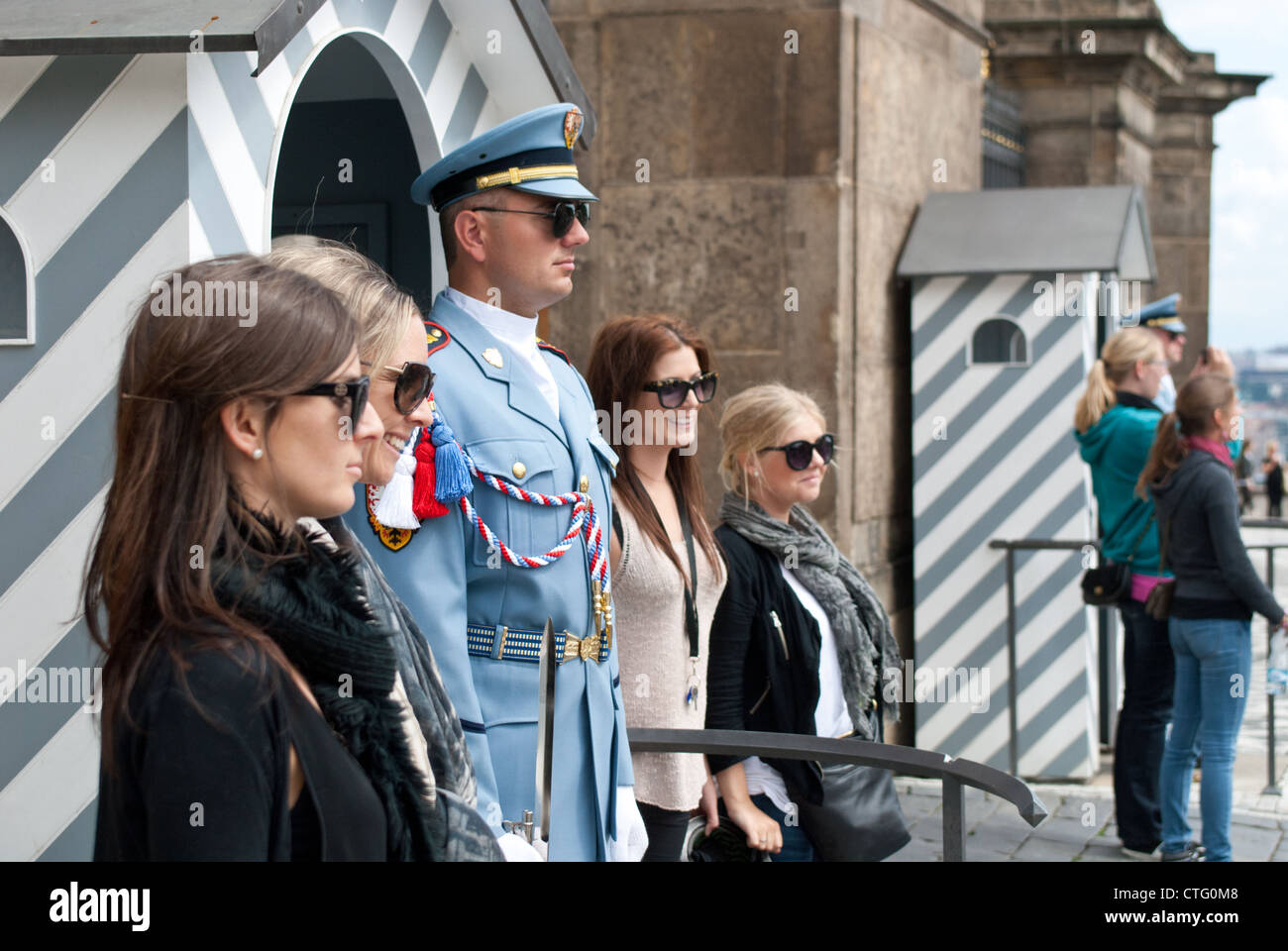 Prague castle patrol hi-res stock photography and images - Alamy