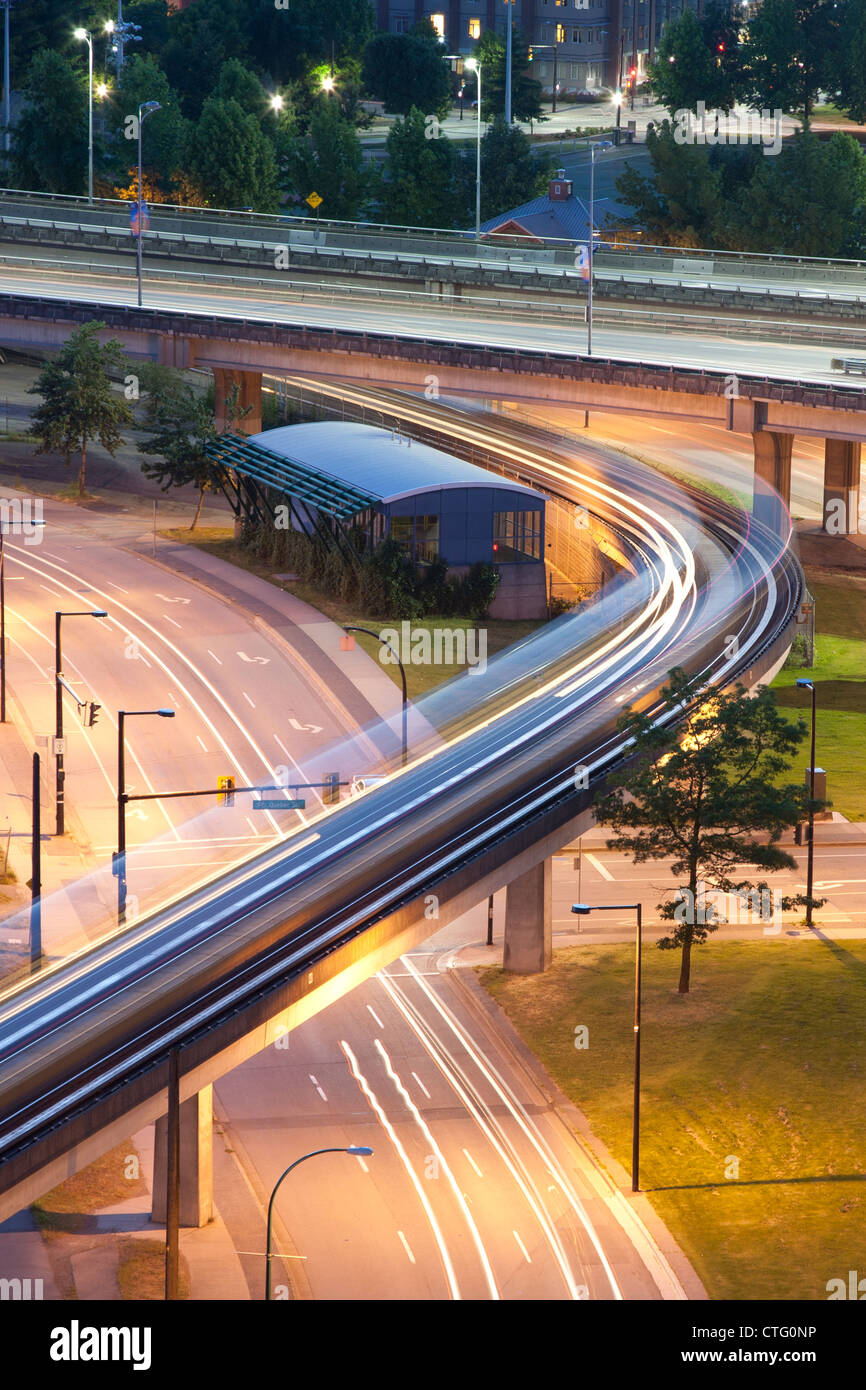 Vancouver sky train hi-res stock photography and images - Alamy