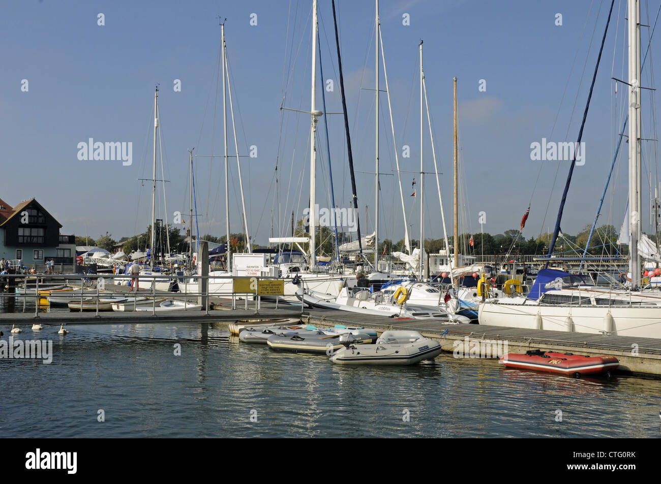 Lymington New Forest Hampshire England Stock Photo - Alamy