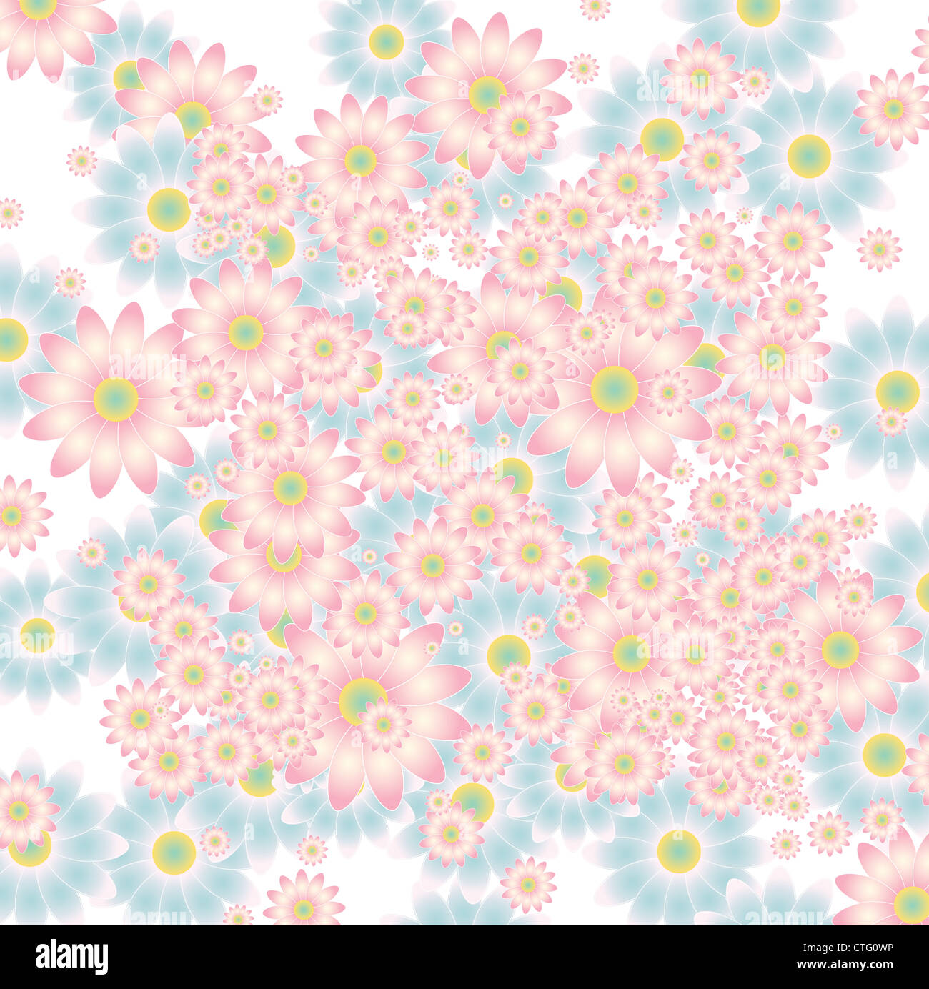 floral background in soft colors vector illustration Stock Photo - Alamy