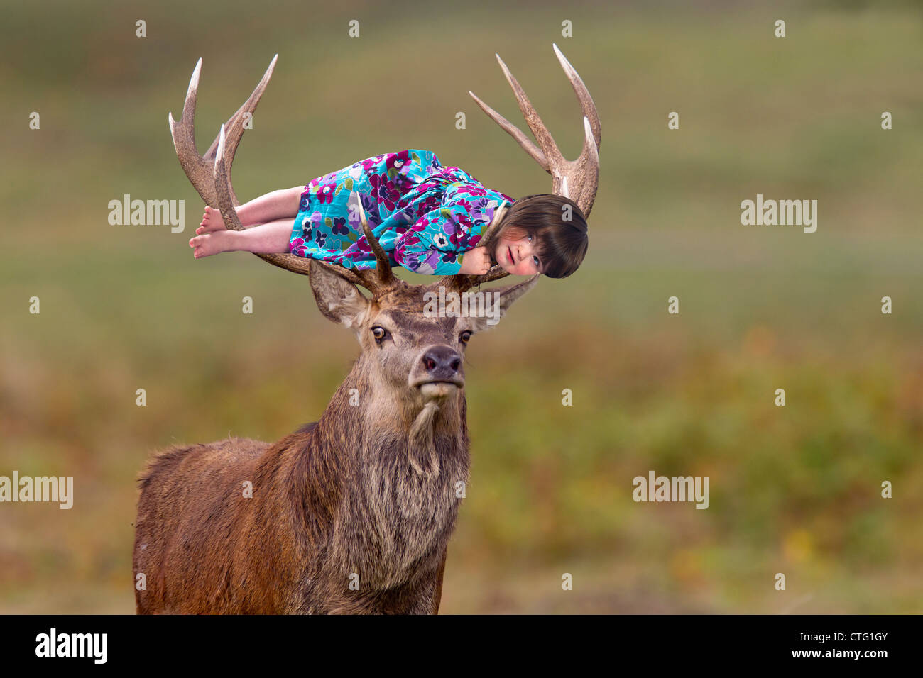 Small Girl Easy To Draw Deer